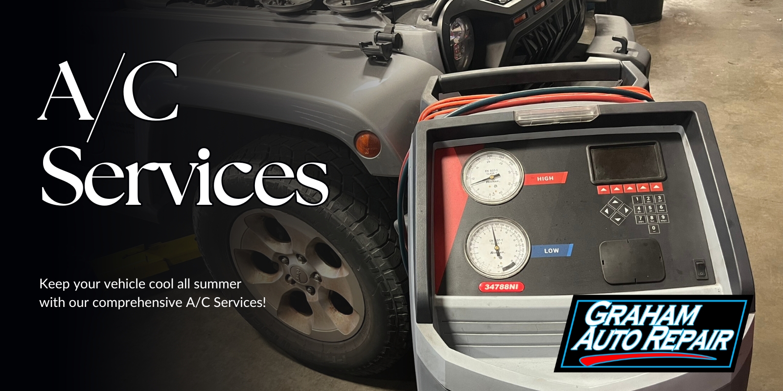 $25 Off A/C Service Special - Graham Auto Repair