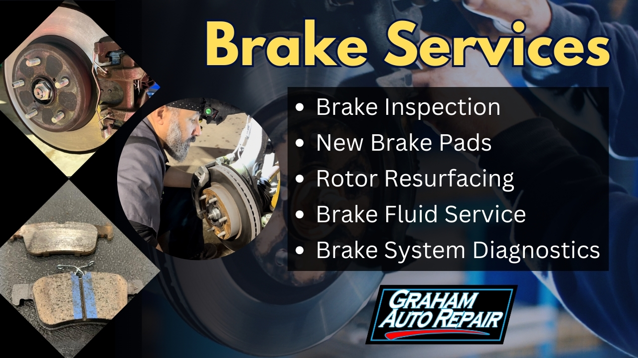 Worn Out Brake Pads - Graham Auto Repair