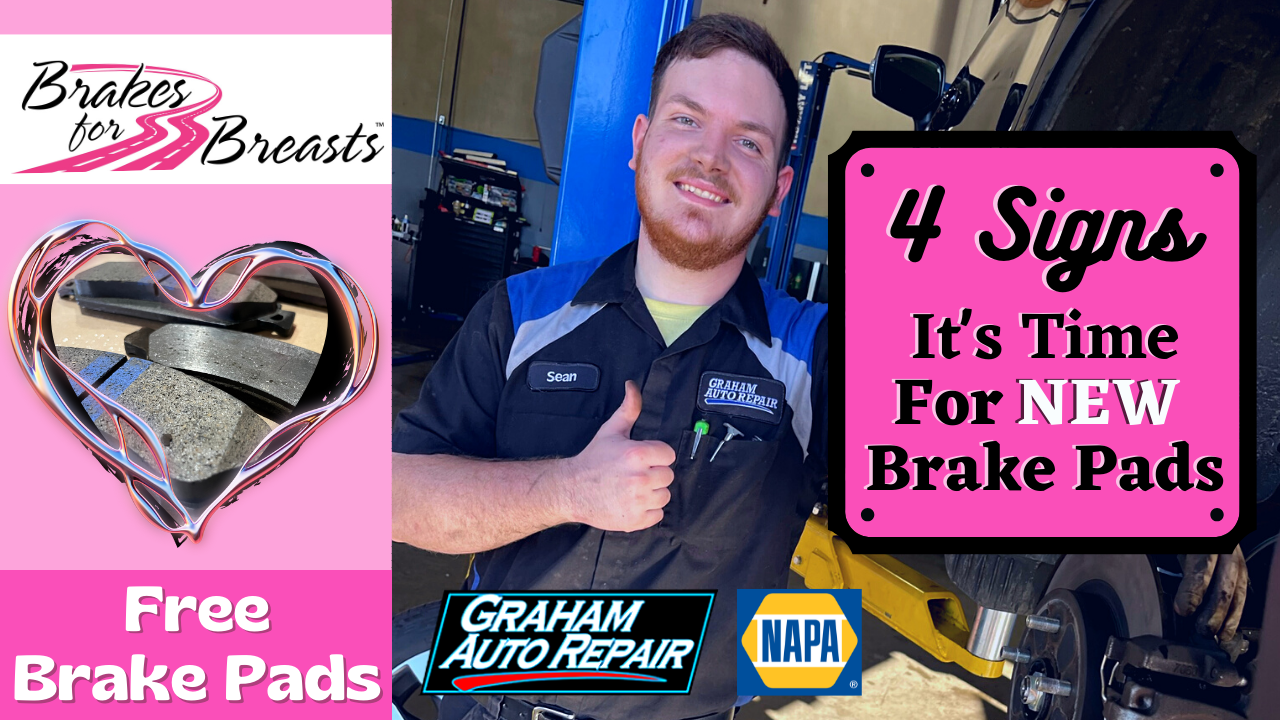 New Brake Pads - Graham Auto Repair