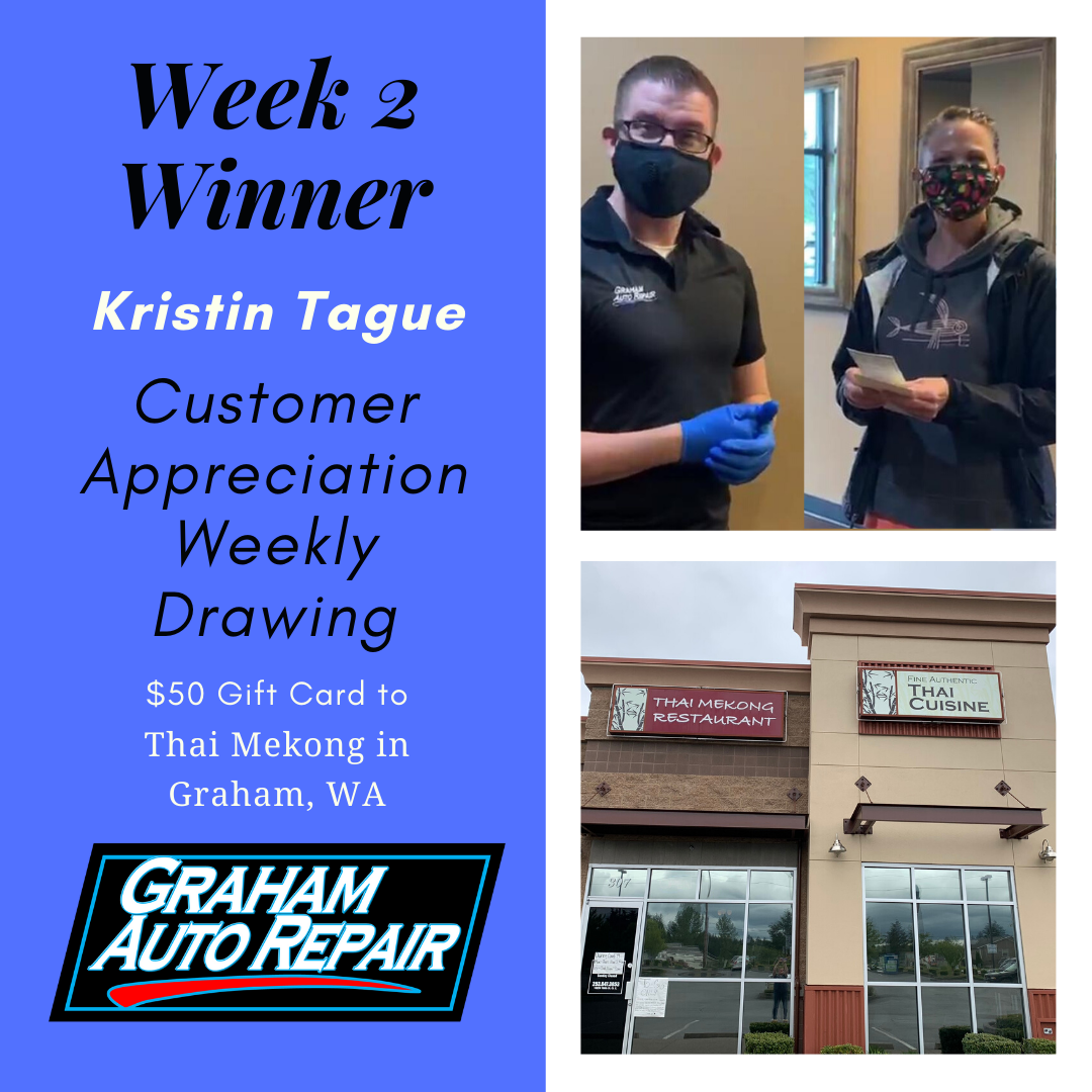Weekly Drawing | Month of May - Graham Auto Repair