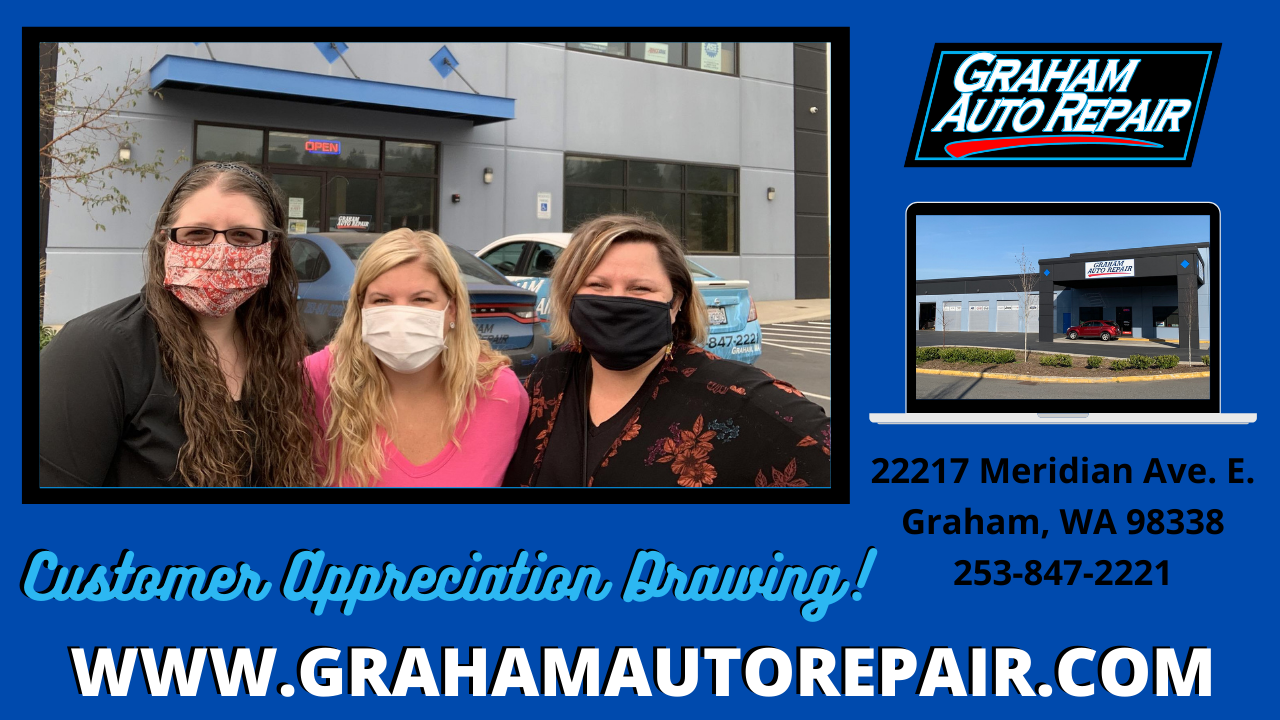 Weekly Drawing | September 2020 - Graham Auto Repair